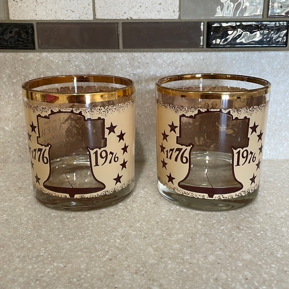 Dining | Vintage 1776 Commemorative Glasses | Poshmark